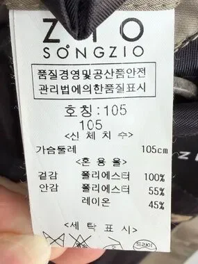 ZIOSONGZIO | Jackets & Coats | Ziosongzio Korean Designer Tan Double ...